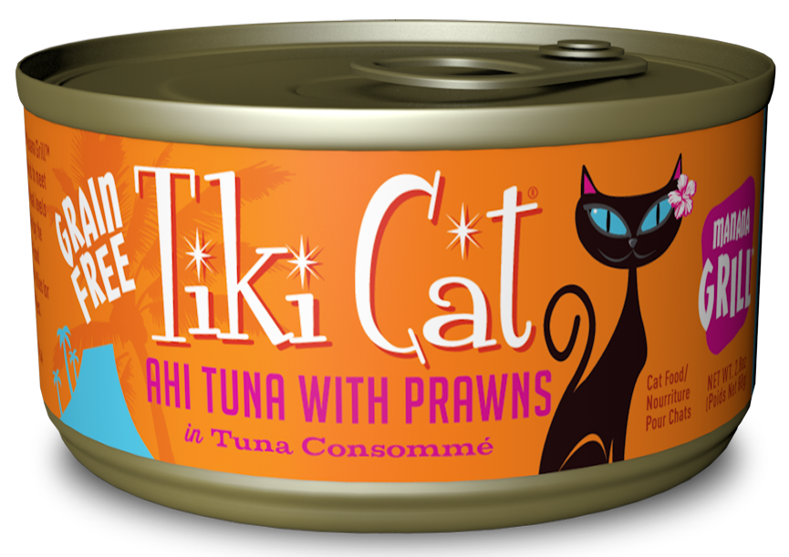 Tiki Cat Manana Grill Grain Free Ahi Tuna With Tiger Prawns In Tuna ...